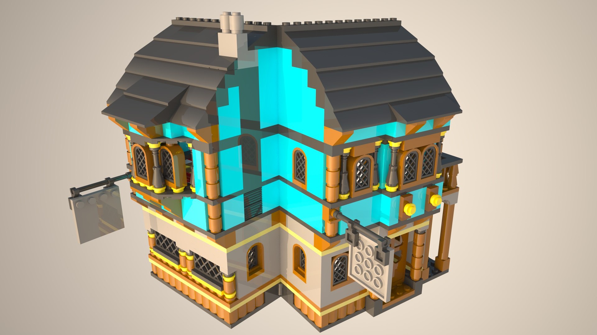 3d C4d Lego