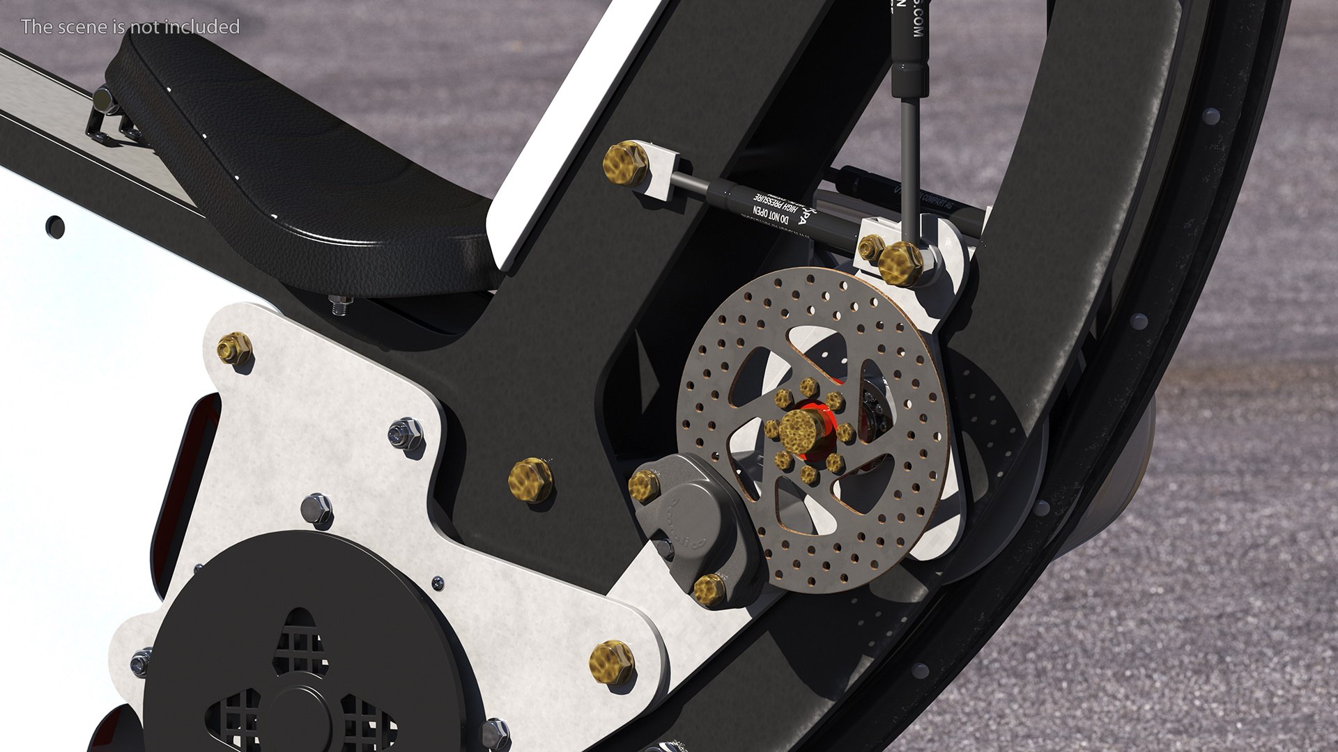 Monowheel Motorcycle Rigged for Modo model - TurboSquid 1882676