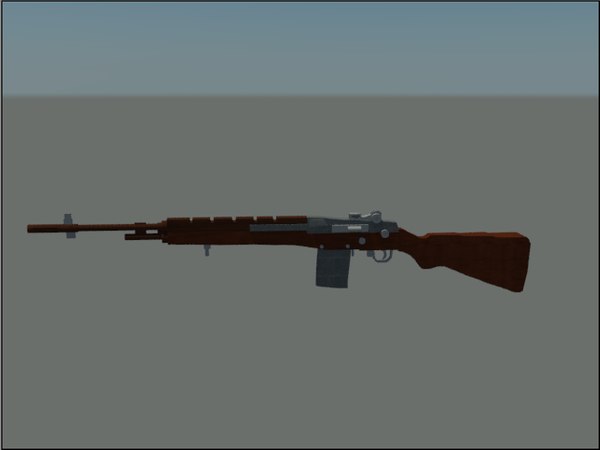 m14 weapon 3d model