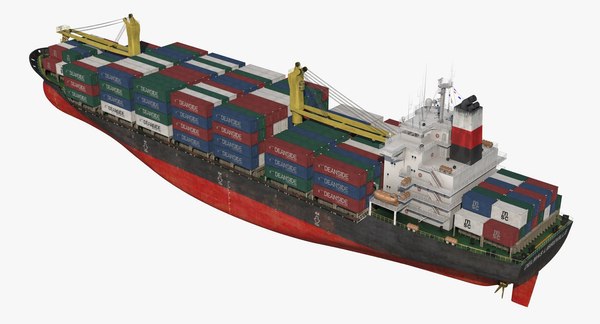container ship 3d model