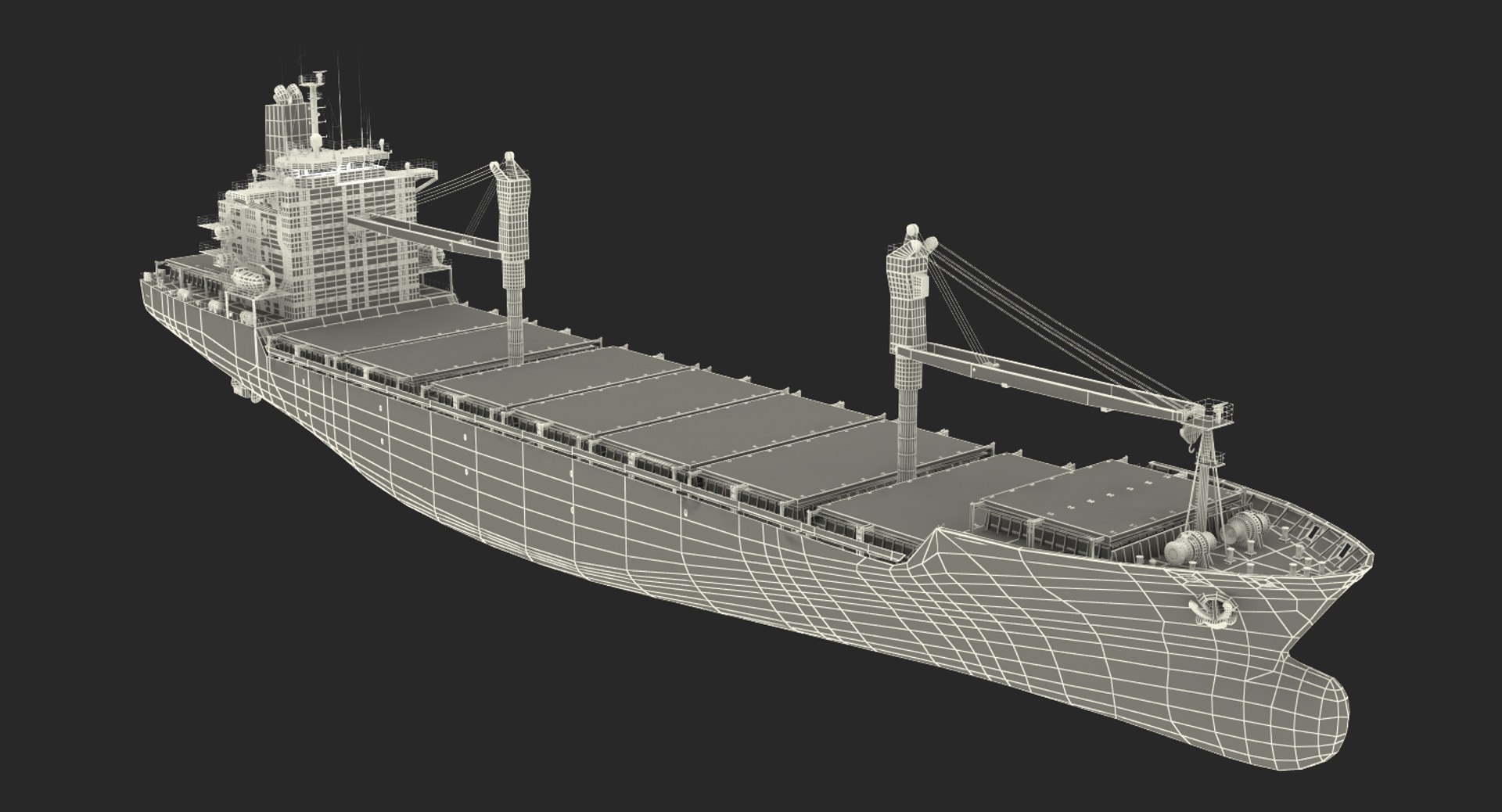 container ship 3d model