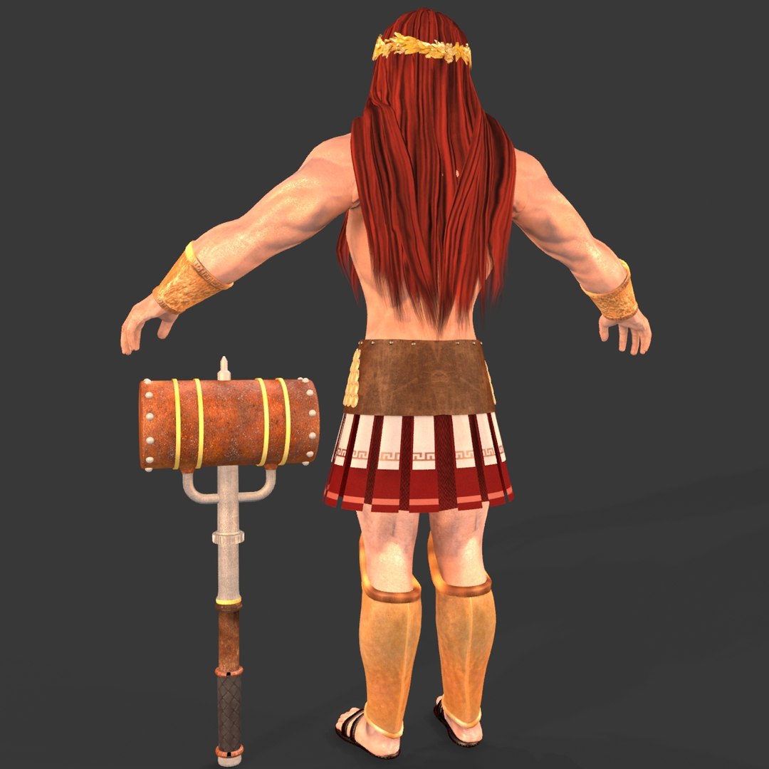 Greek God Hephaestus 3D Model - TurboSquid 1426302