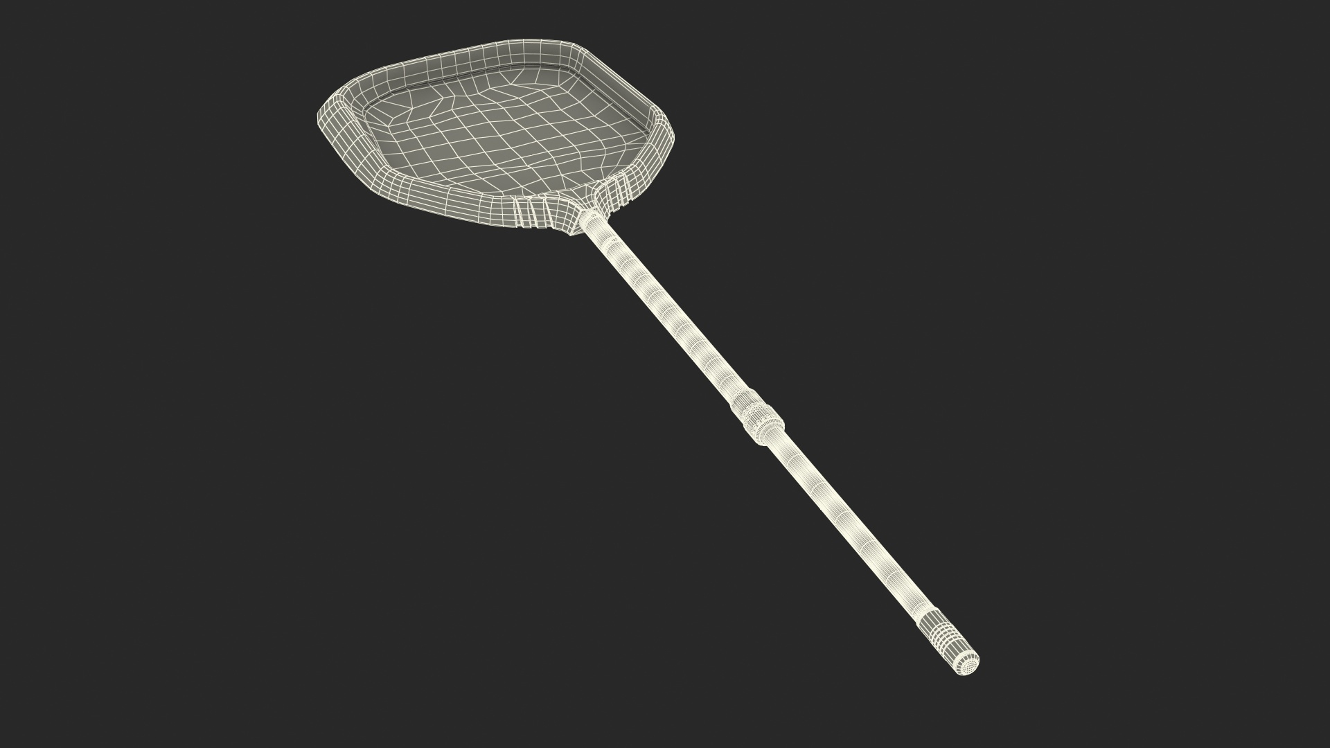 Pool Surface Leaf Skimmer With Handle 3D Model - TurboSquid 1964280