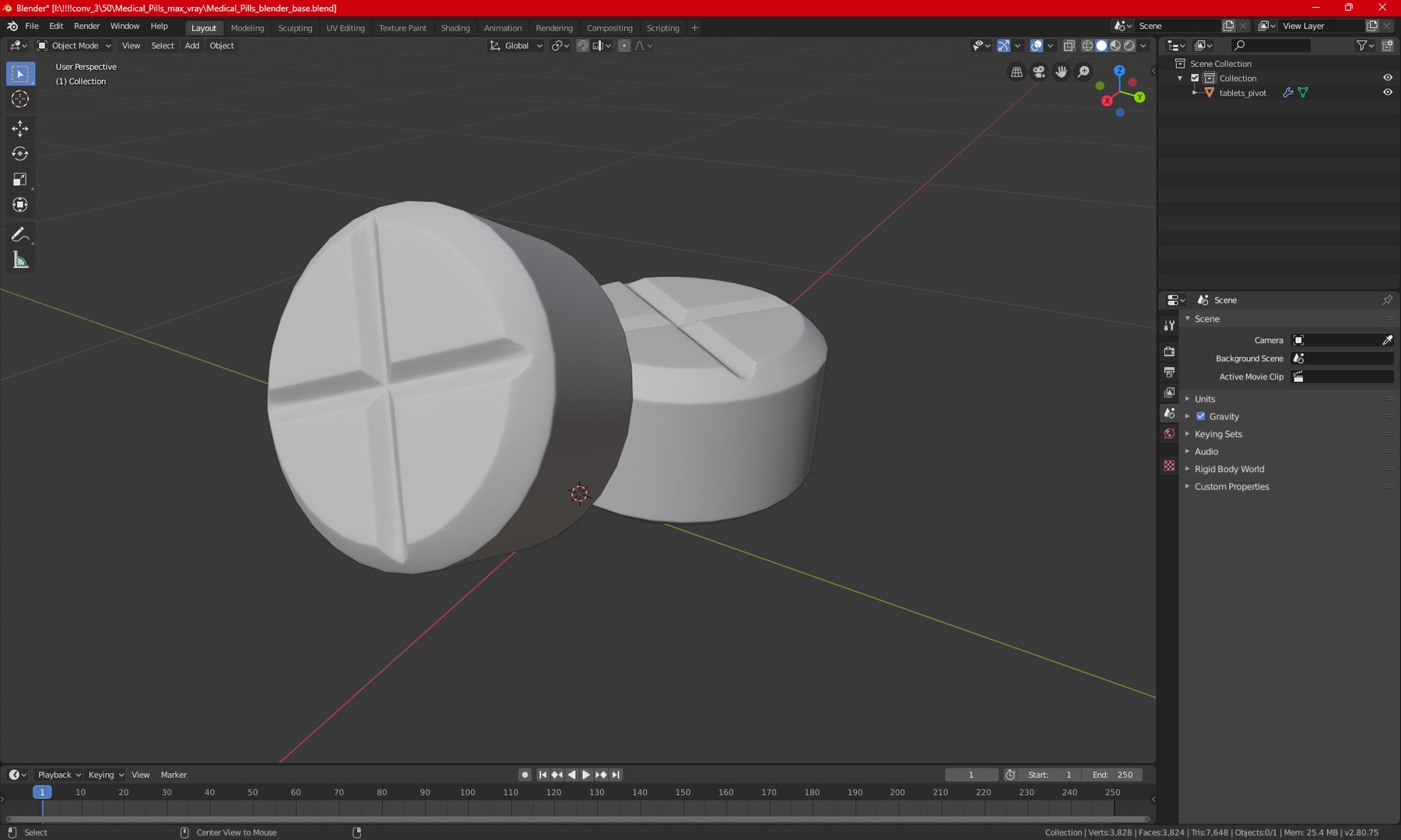 Medical Pills 3D Model - TurboSquid 2259949