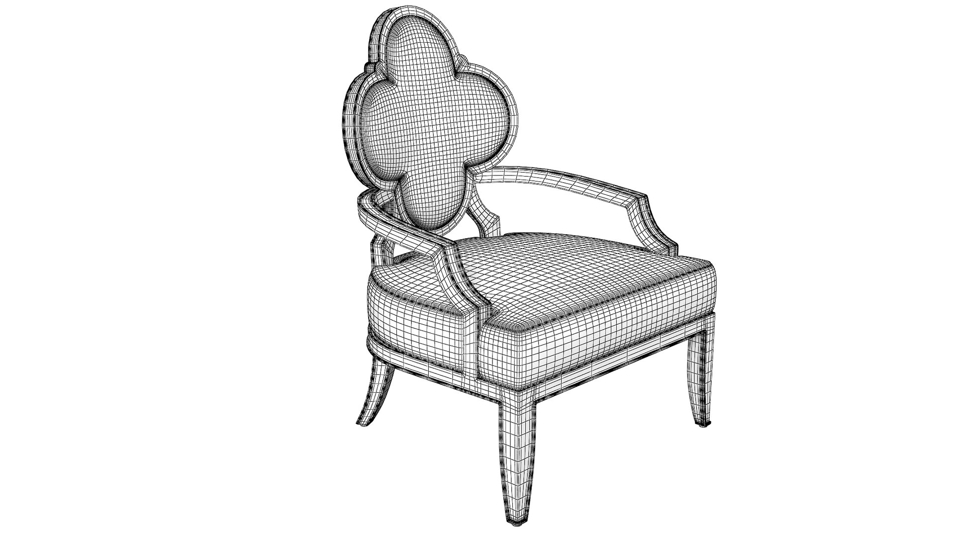 Lexington Alhambra Chair 1519-11 3D - TurboSquid 1597093