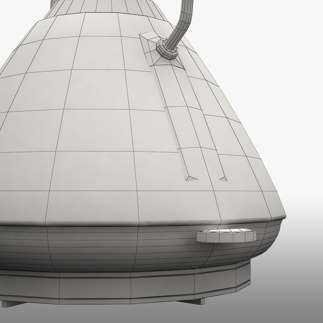 Accents Traditional Kettle 3d Model