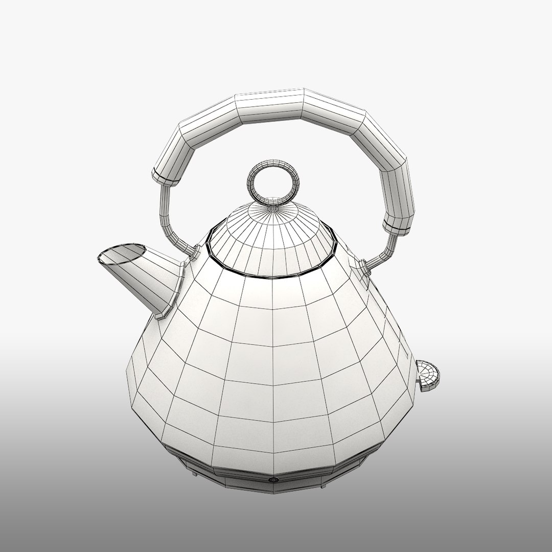 Accents Traditional Kettle 3d Model