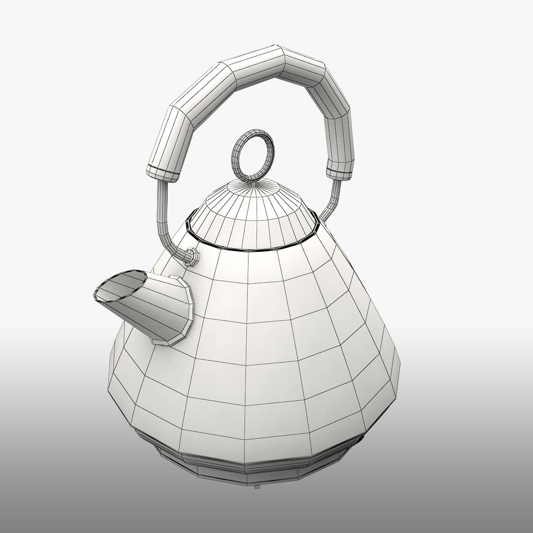 Accents Traditional Kettle 3d Model