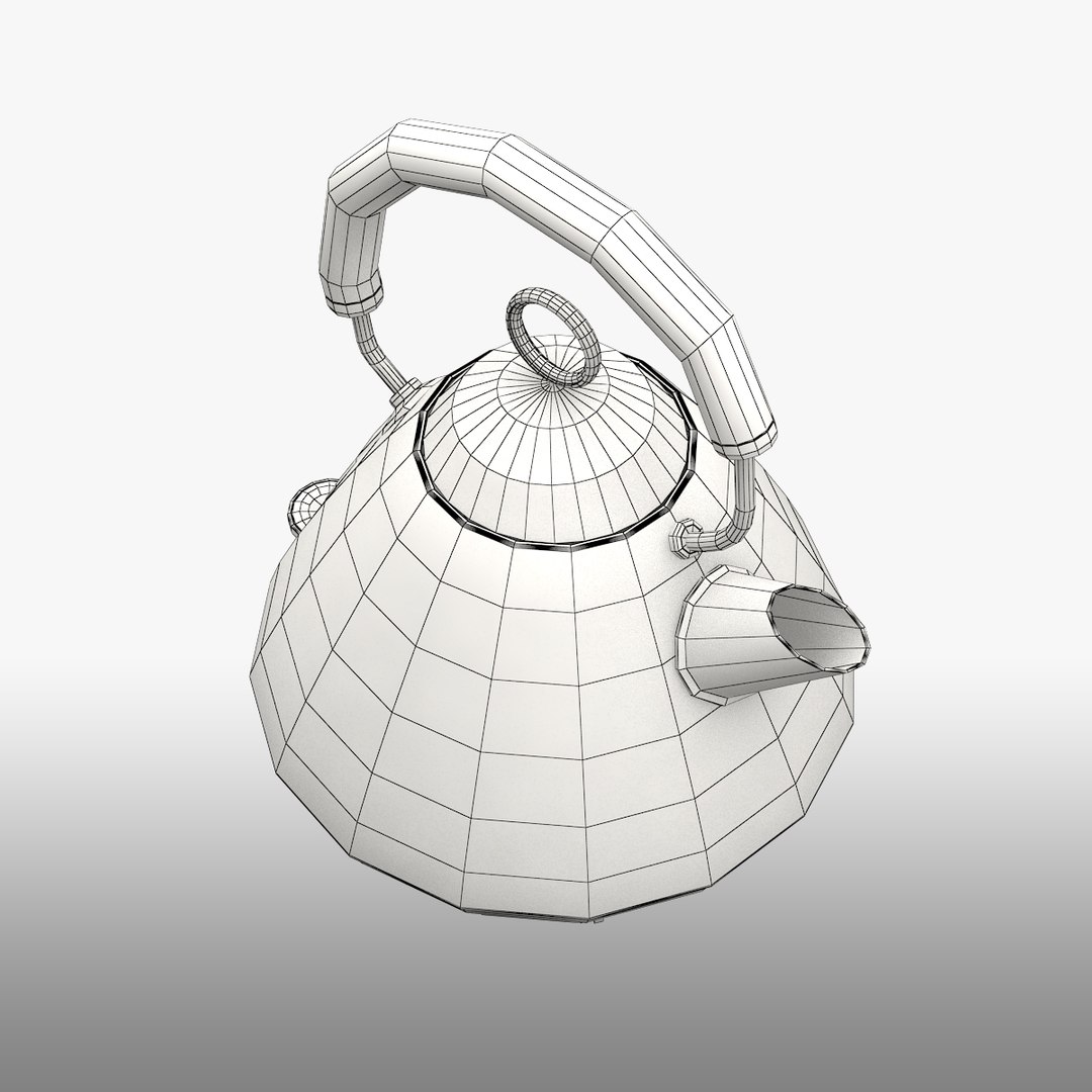 Accents Traditional Kettle 3d Model