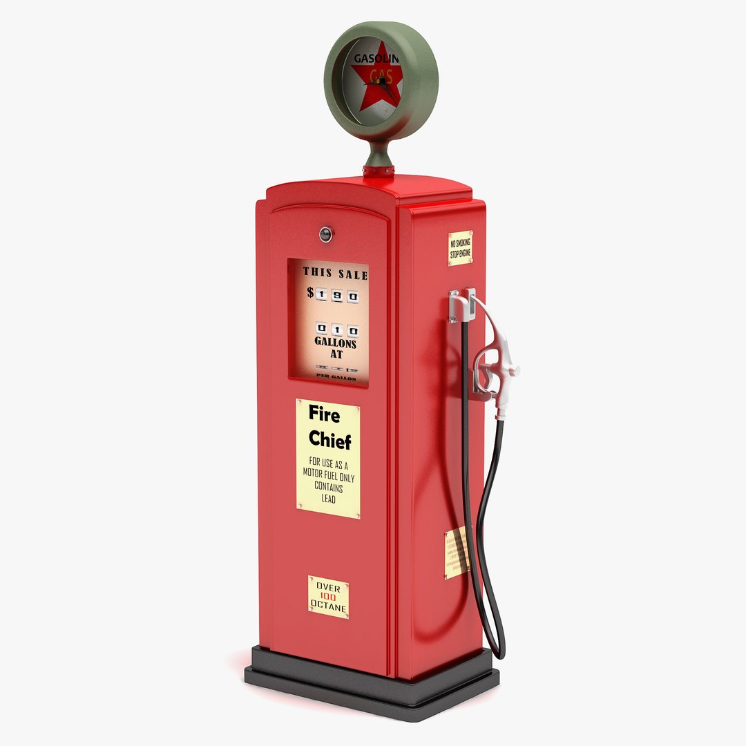 3d Model Gas Pump 6