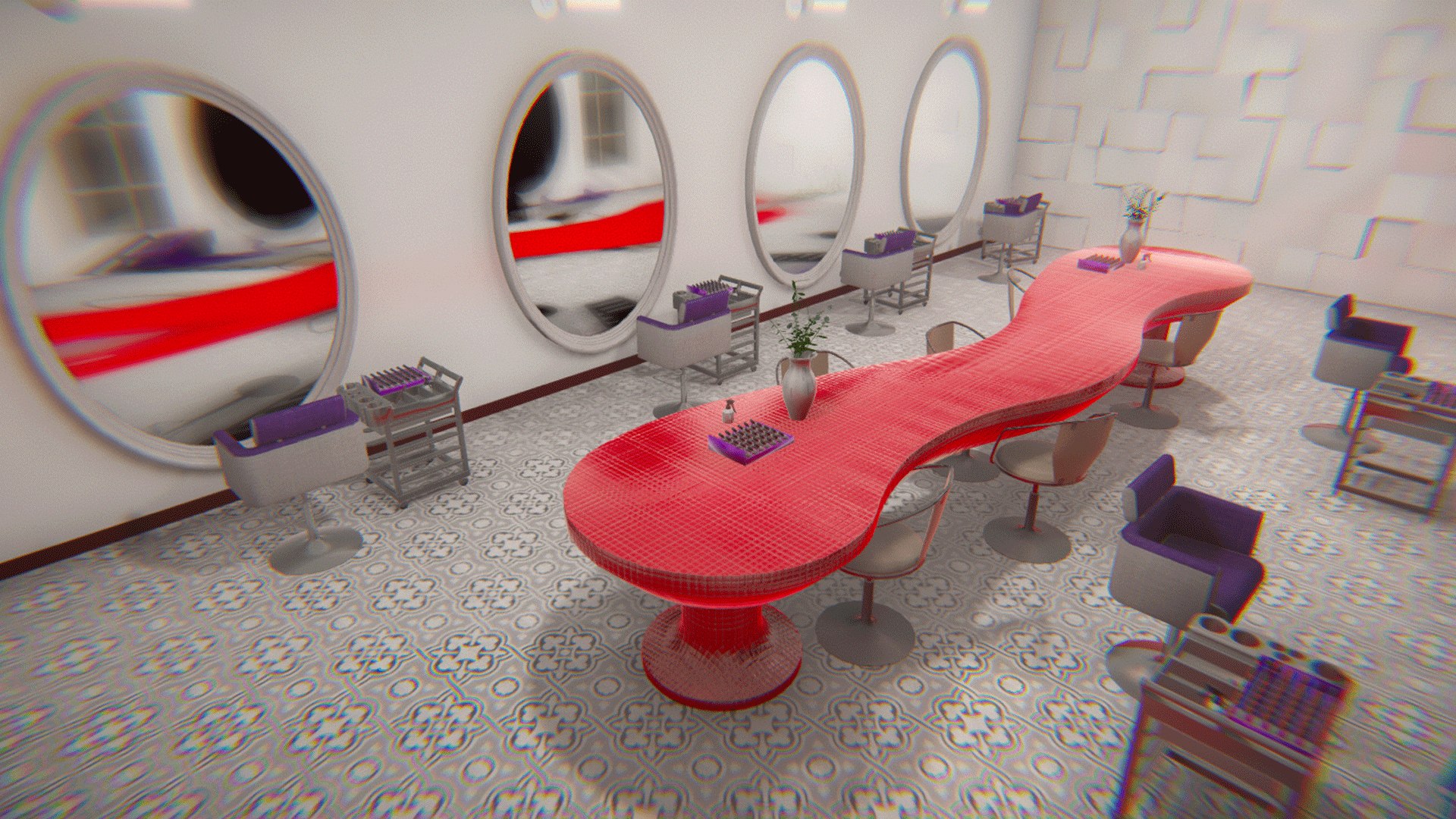 3D Vr Beauty Salon - - TurboSquid 1415589