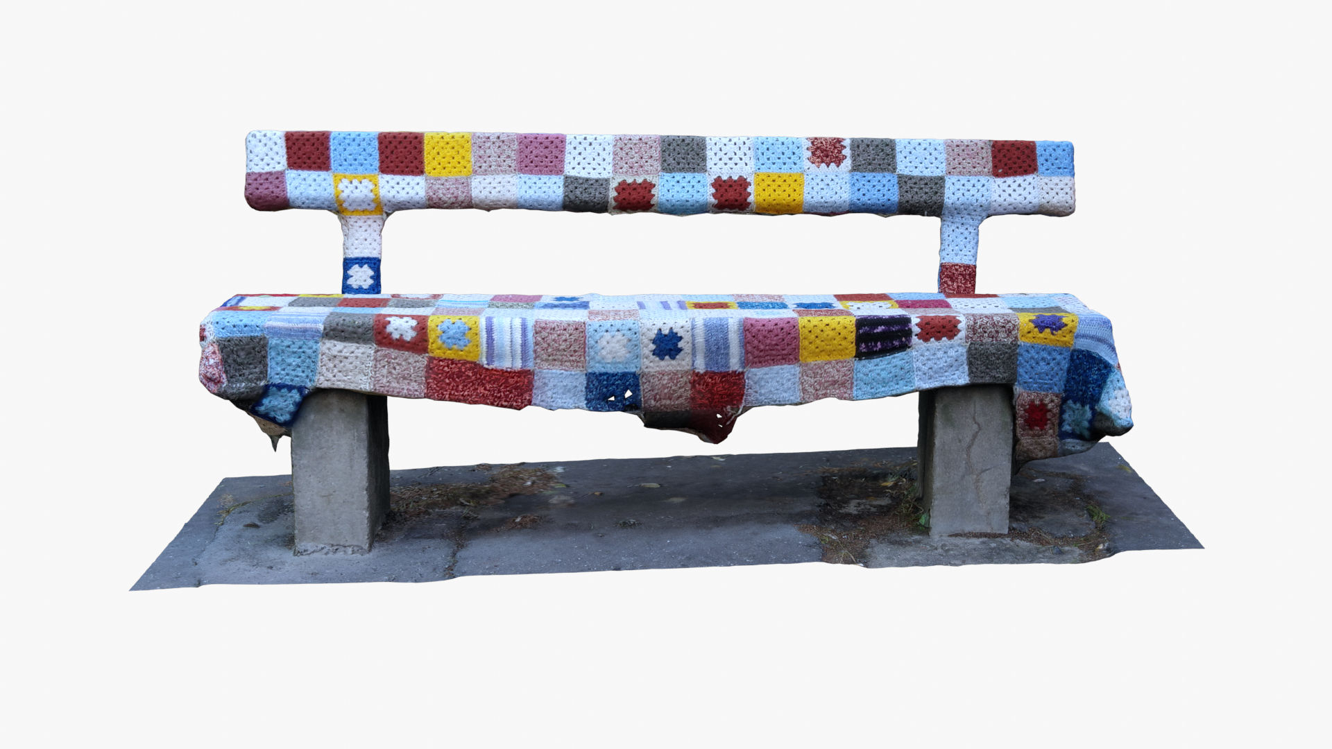 3D Bench And 2 Statues Scans - TurboSquid 1811880