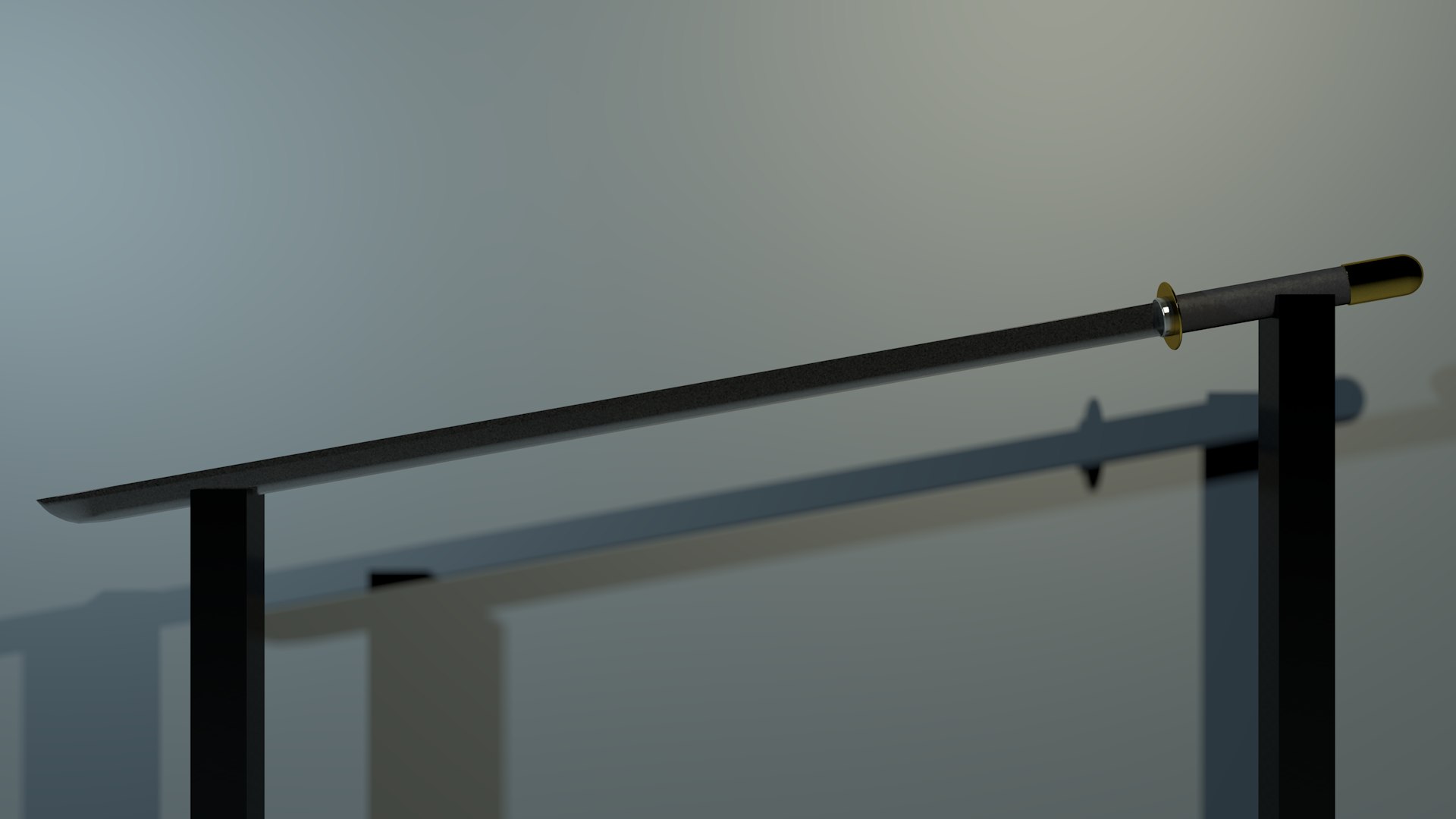 3d Chokuto Sword