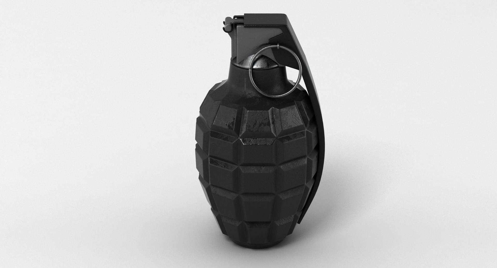 3d Grenade Realistic Model