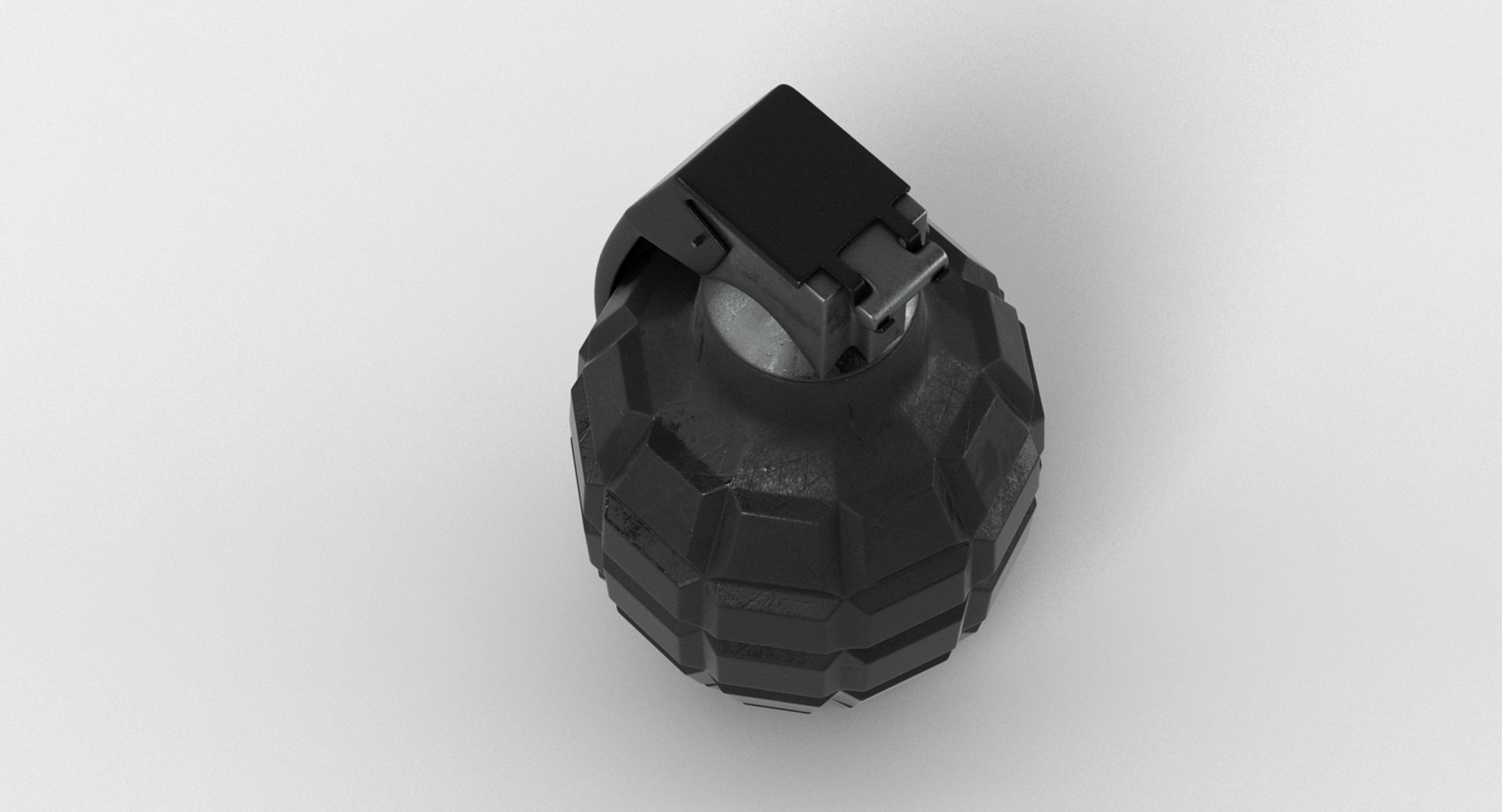 3d Grenade Realistic Model
