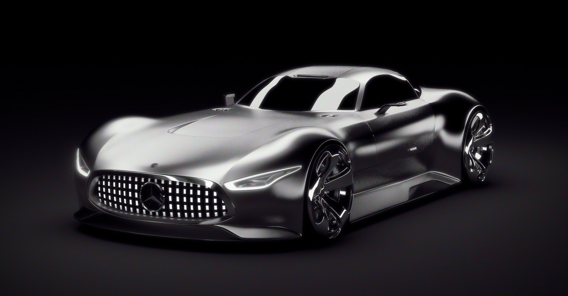 mercedes gt vision 3d model