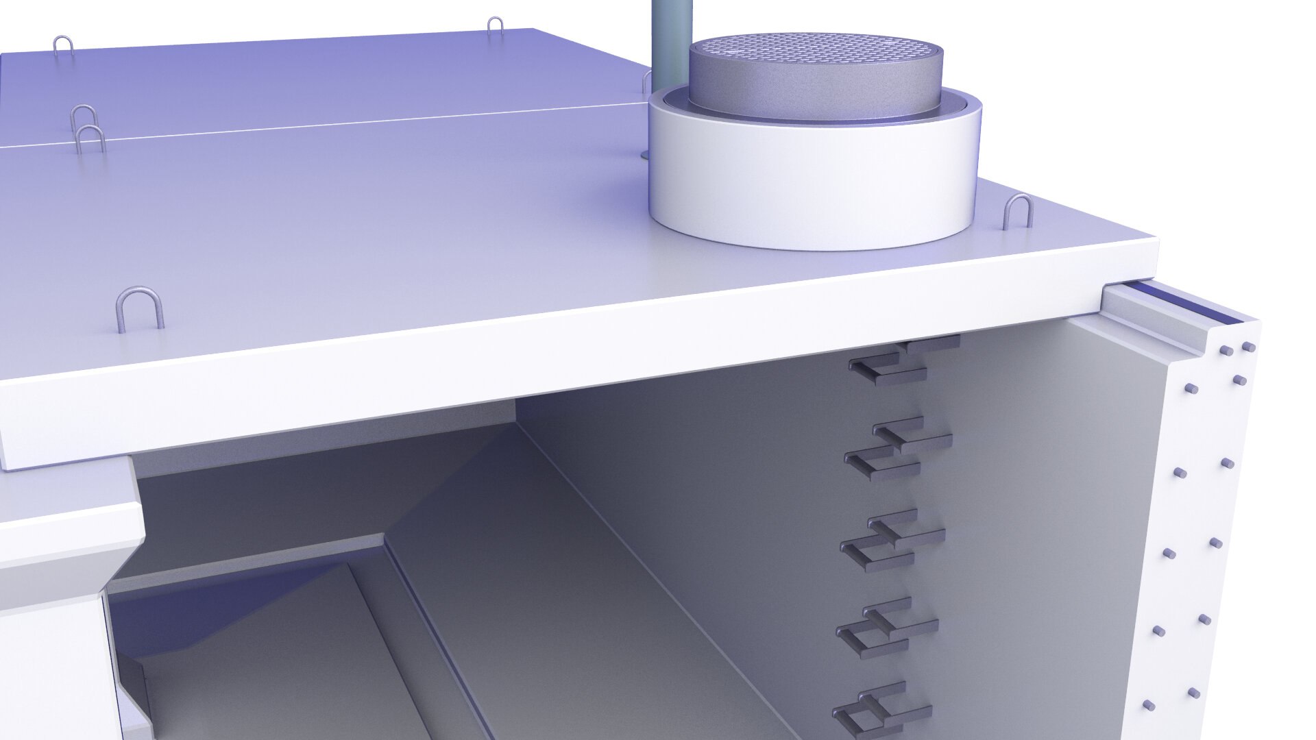 3D Underground Concrete Stormwater Storage Retention Tank 1 ...