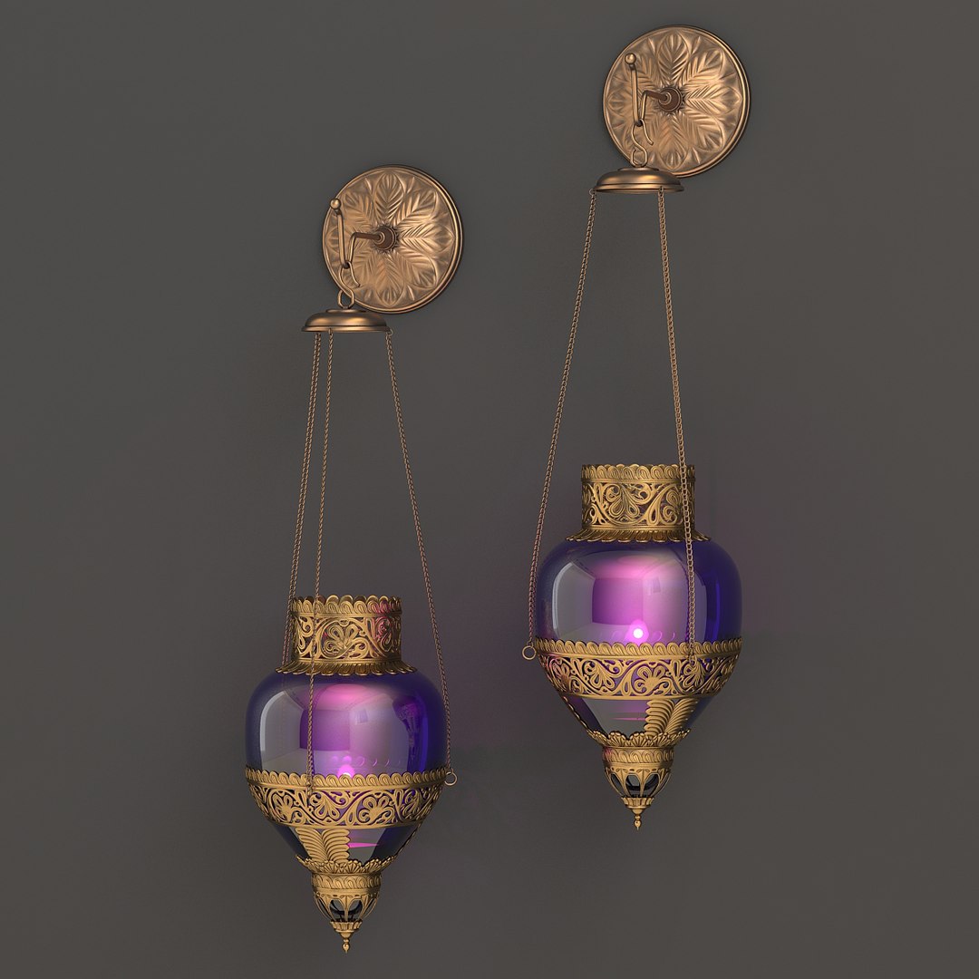Toscano Design Sconce Oriental 3d Model