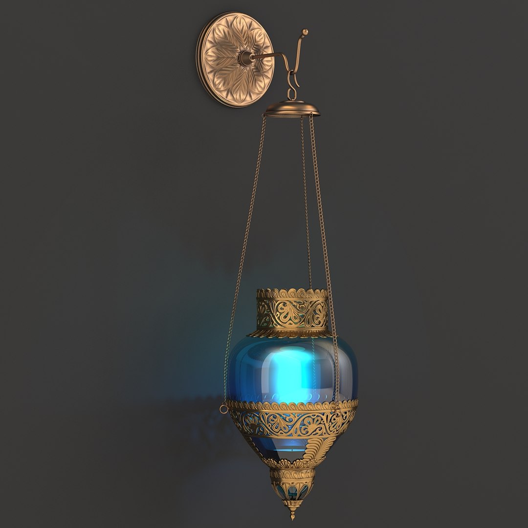 Toscano Design Sconce Oriental 3d Model