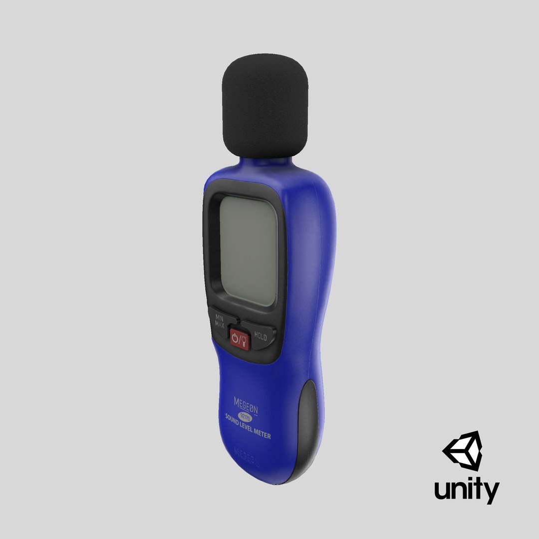 3D Handheld Sound Level Meter Model - TurboSquid 2224503