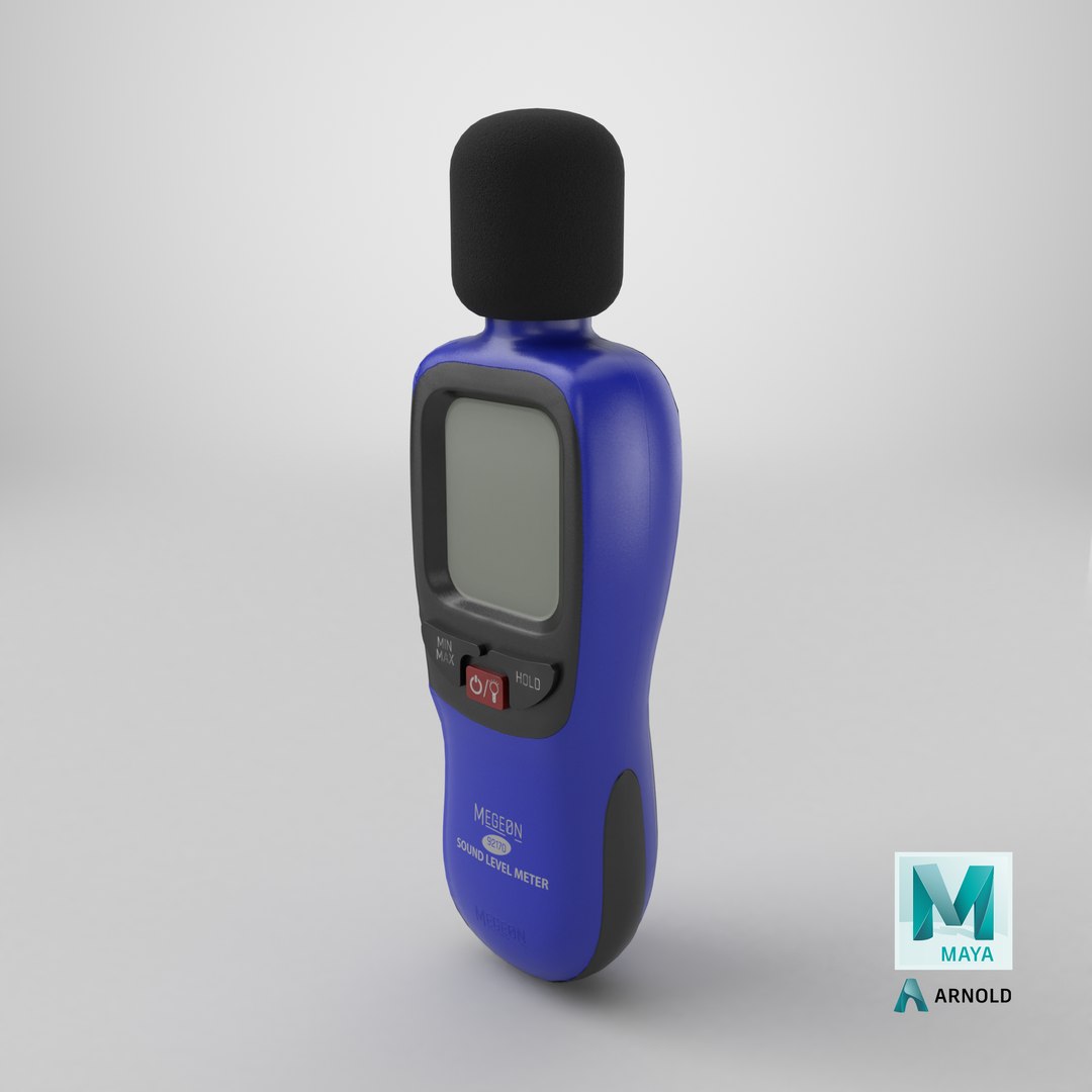 3D Handheld Sound Level Meter Model - TurboSquid 2224503