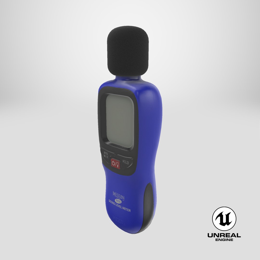 3D Handheld Sound Level Meter Model - TurboSquid 2224503