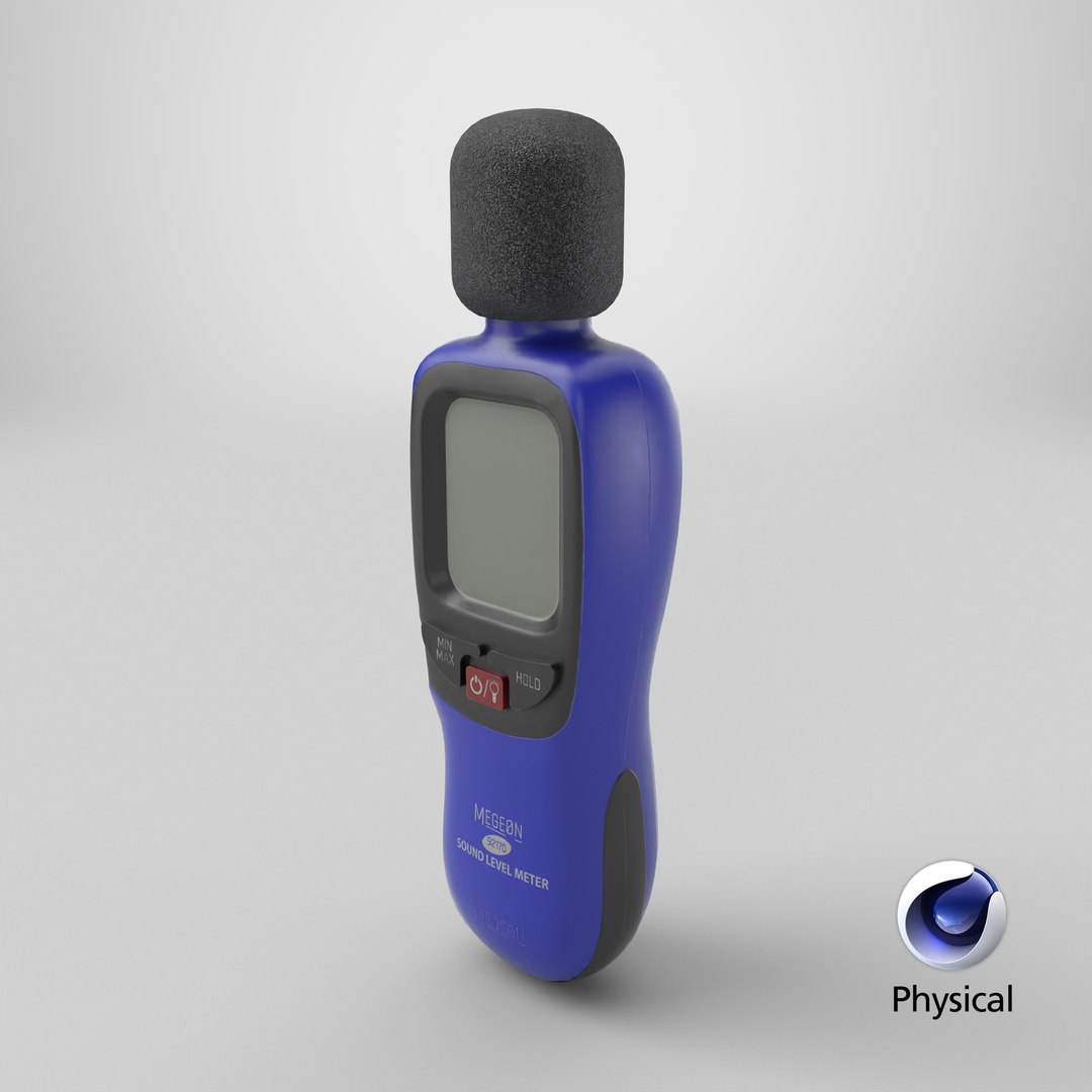 3D Handheld Sound Level Meter Model - TurboSquid 2224503