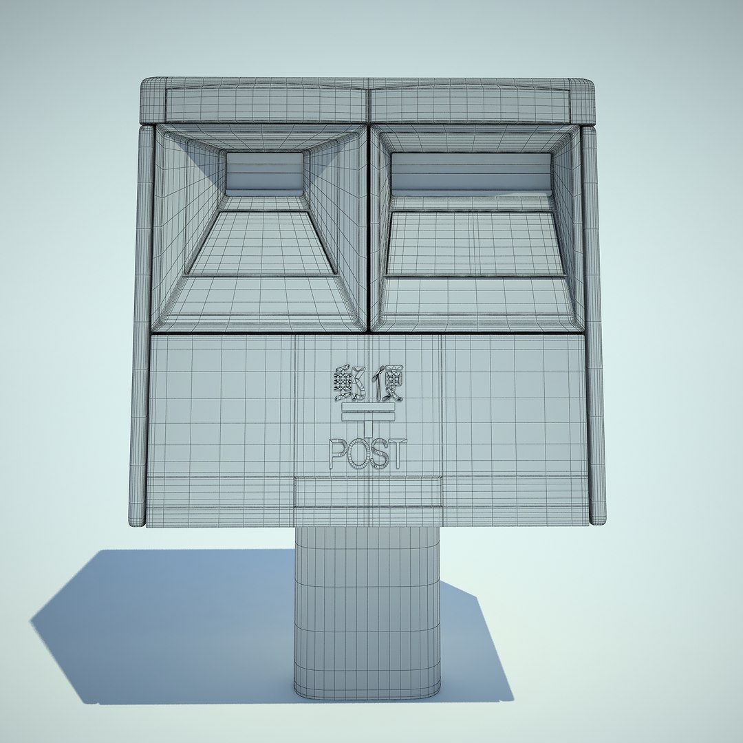 mail post box 3d model