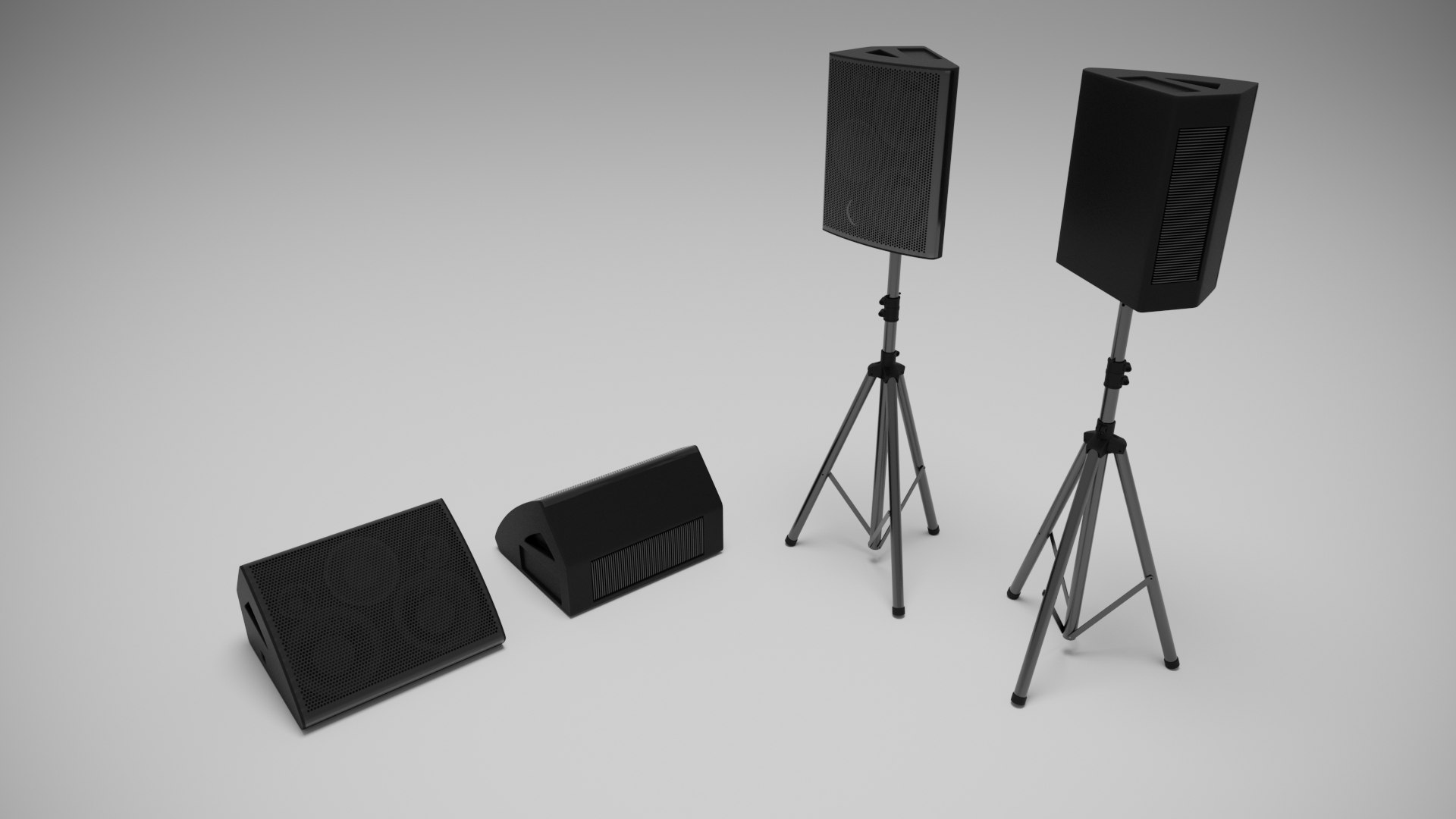 Concert Sound Speakers 3D - TurboSquid 2020159