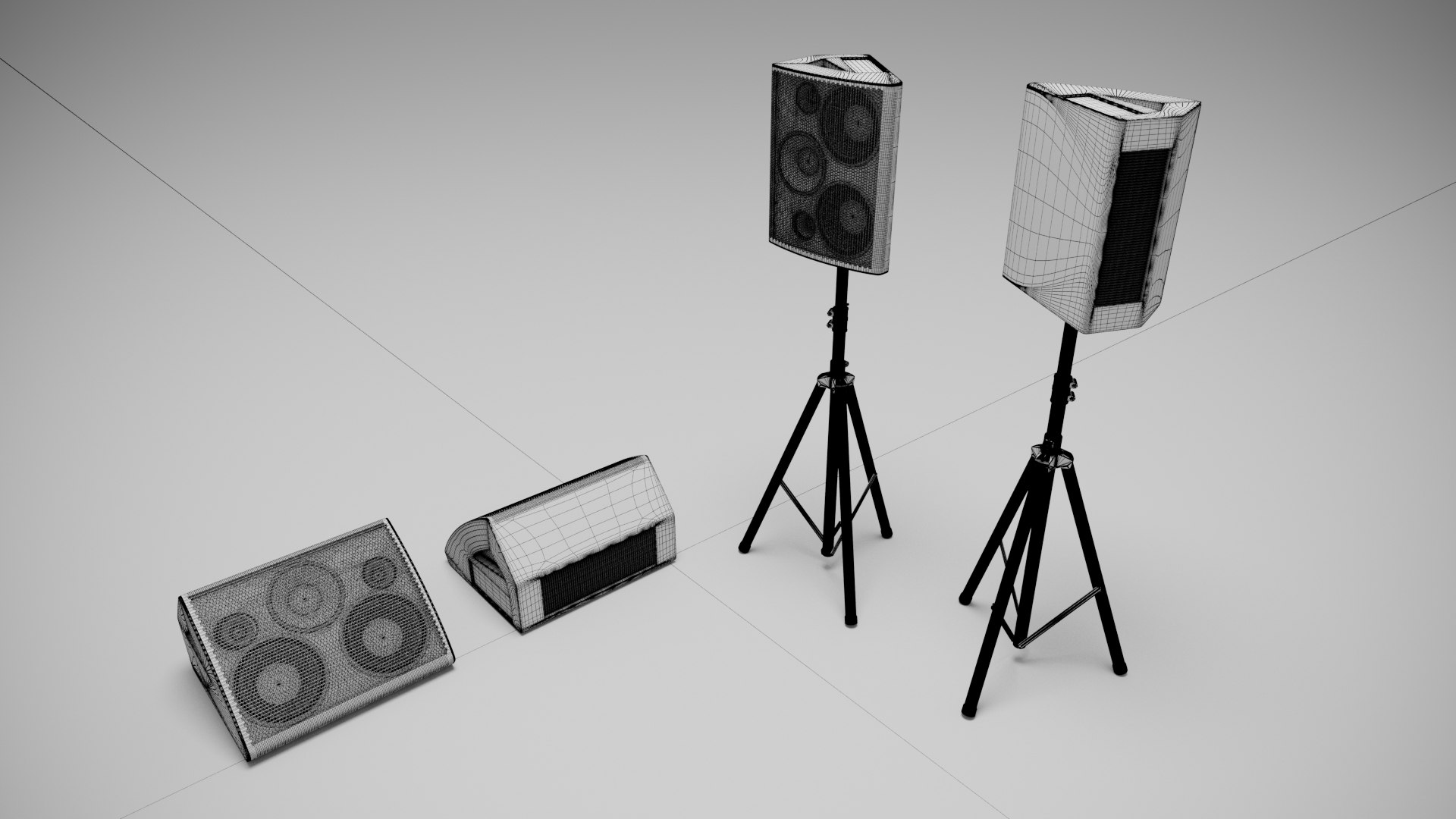 Concert Sound Speakers 3D - TurboSquid 2020159