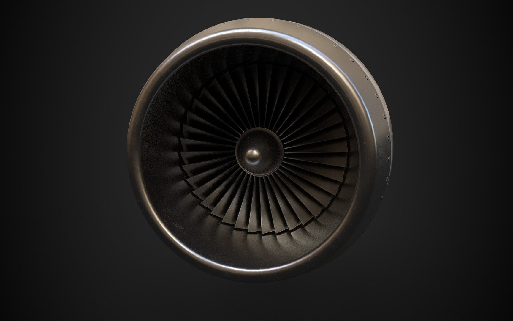 Aircraft Turbine 3D Model - TurboSquid 1658157