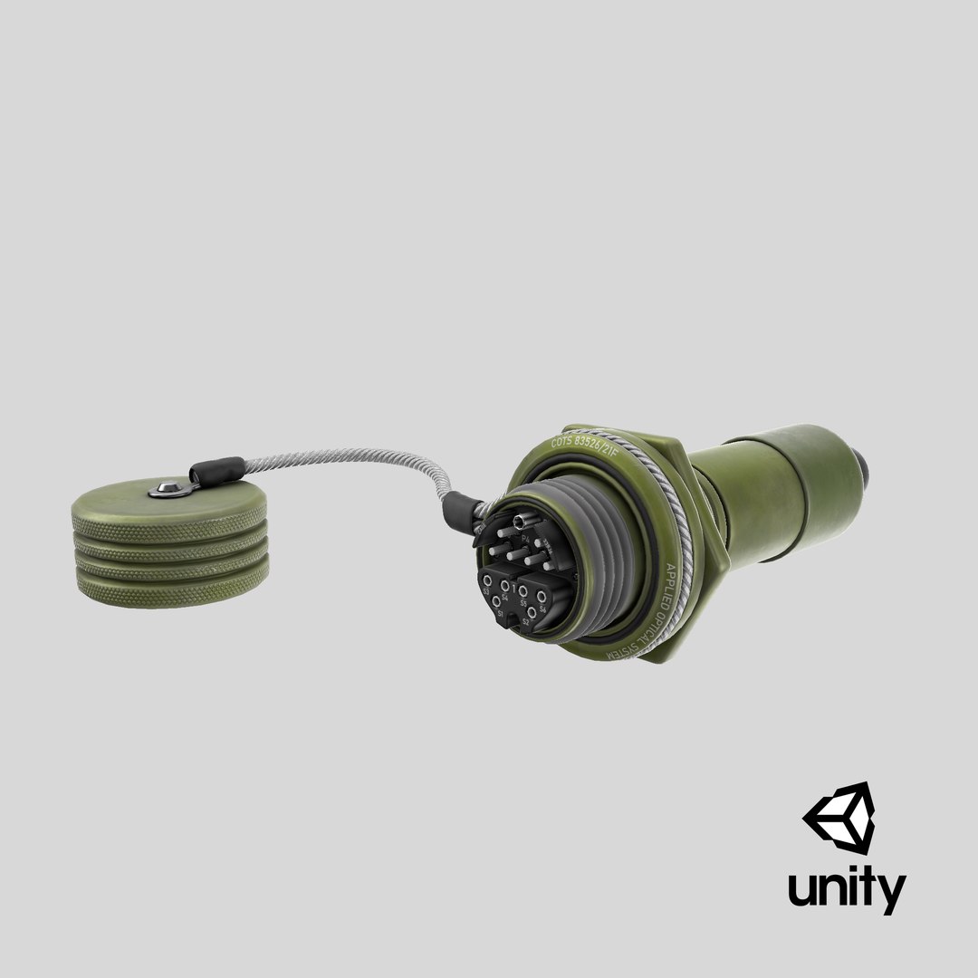 3D Fiber Optic Connector Type 2 - TurboSquid 2059633