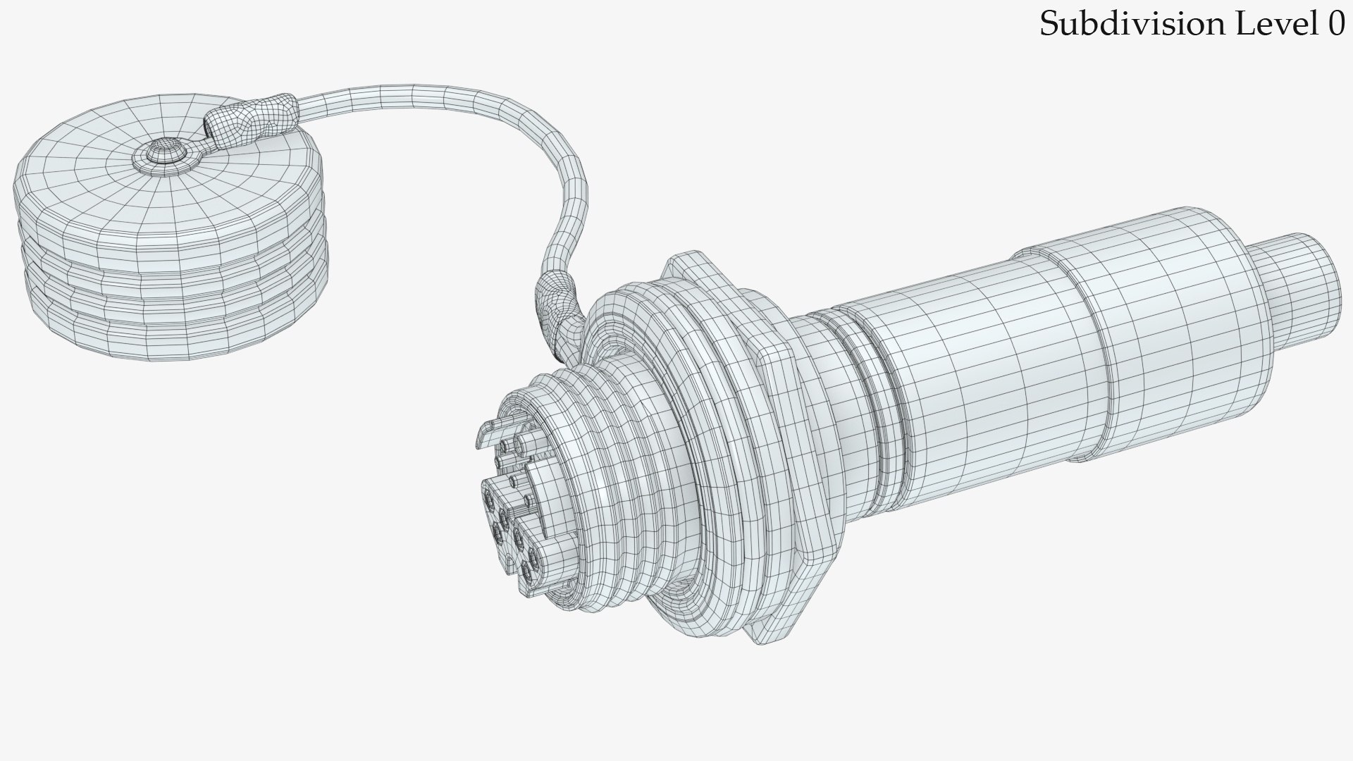 3D Fiber Optic Connector Type 2 - TurboSquid 2059633