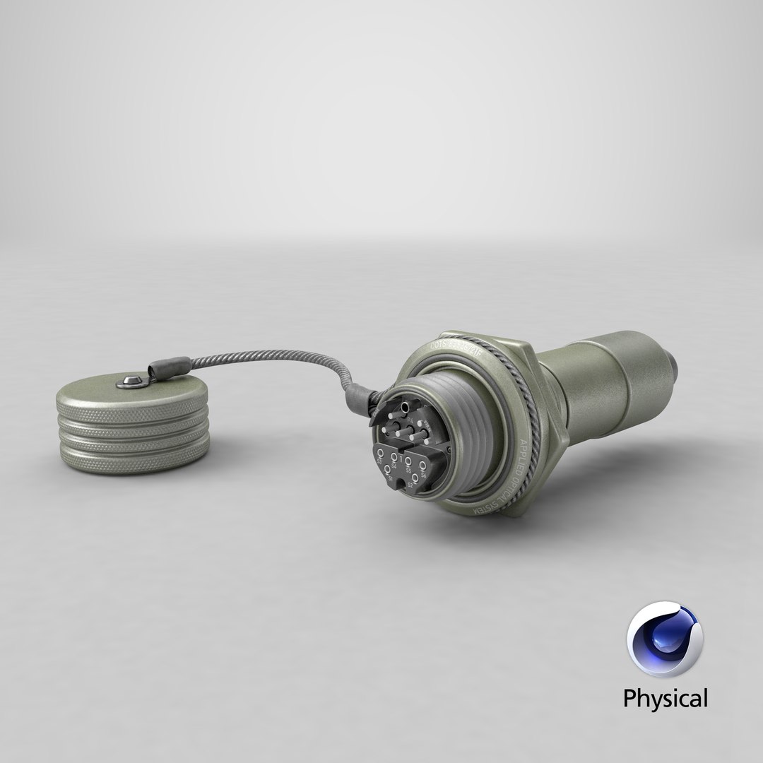 3D Fiber Optic Connector Type 2 - TurboSquid 2059633