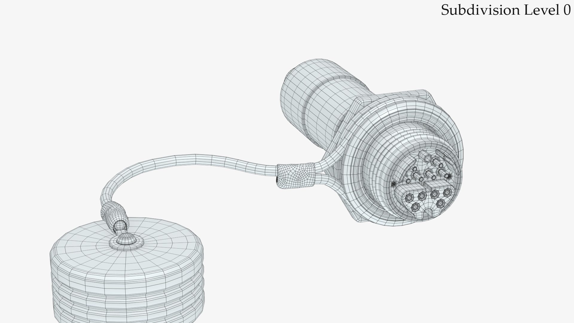 3D Fiber Optic Connector Type 2 - TurboSquid 2059633
