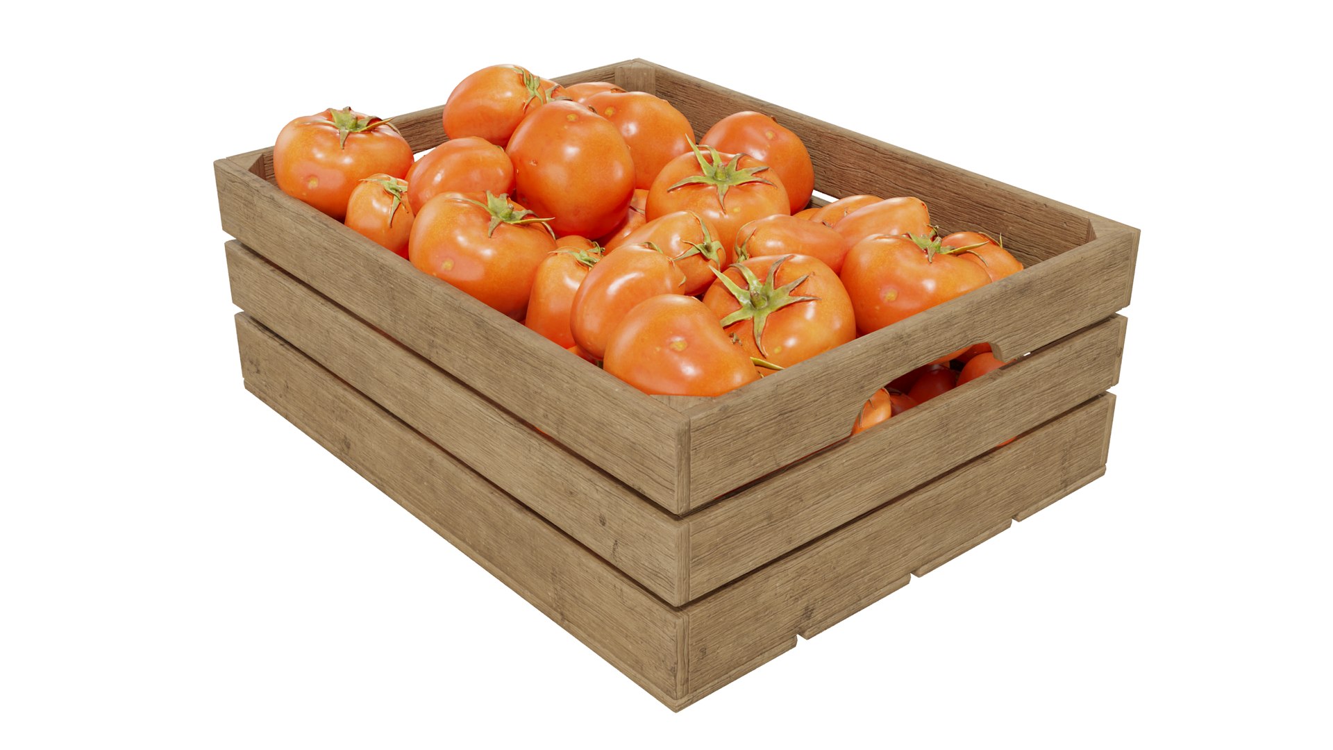 3D Tomato Crates - TurboSquid 1967392