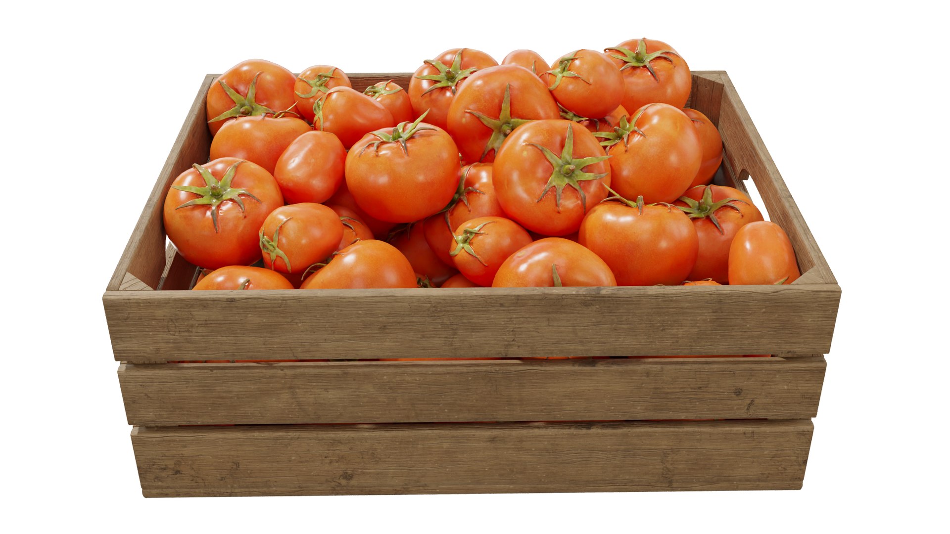 3D Tomato Crates - TurboSquid 1967392