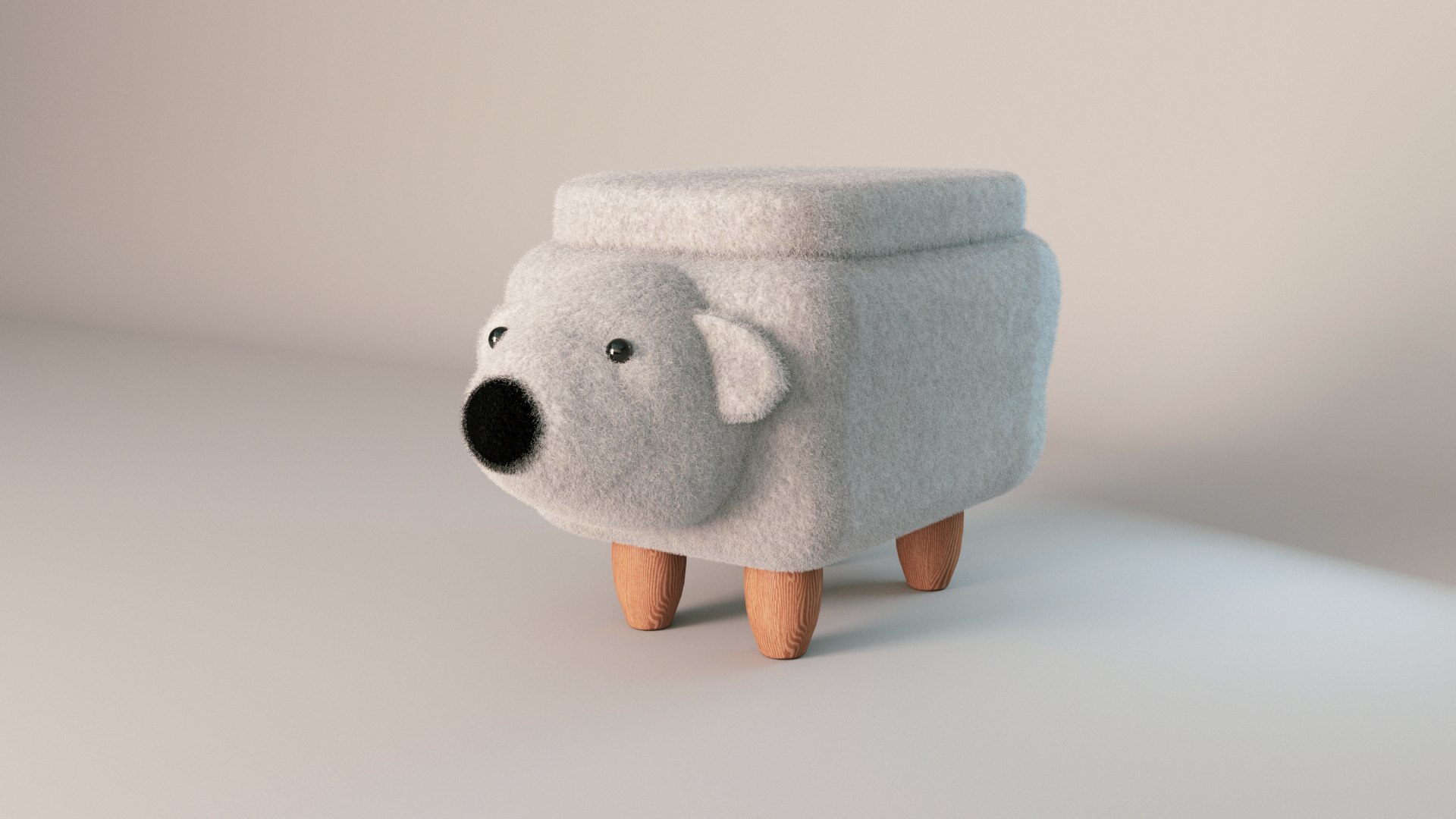 3D chair bear - TurboSquid 1687295