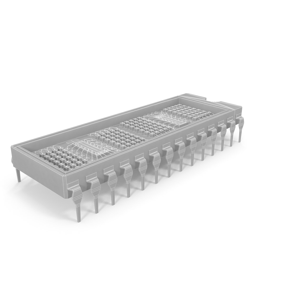 Microchip 3D Model - TurboSquid 1790260