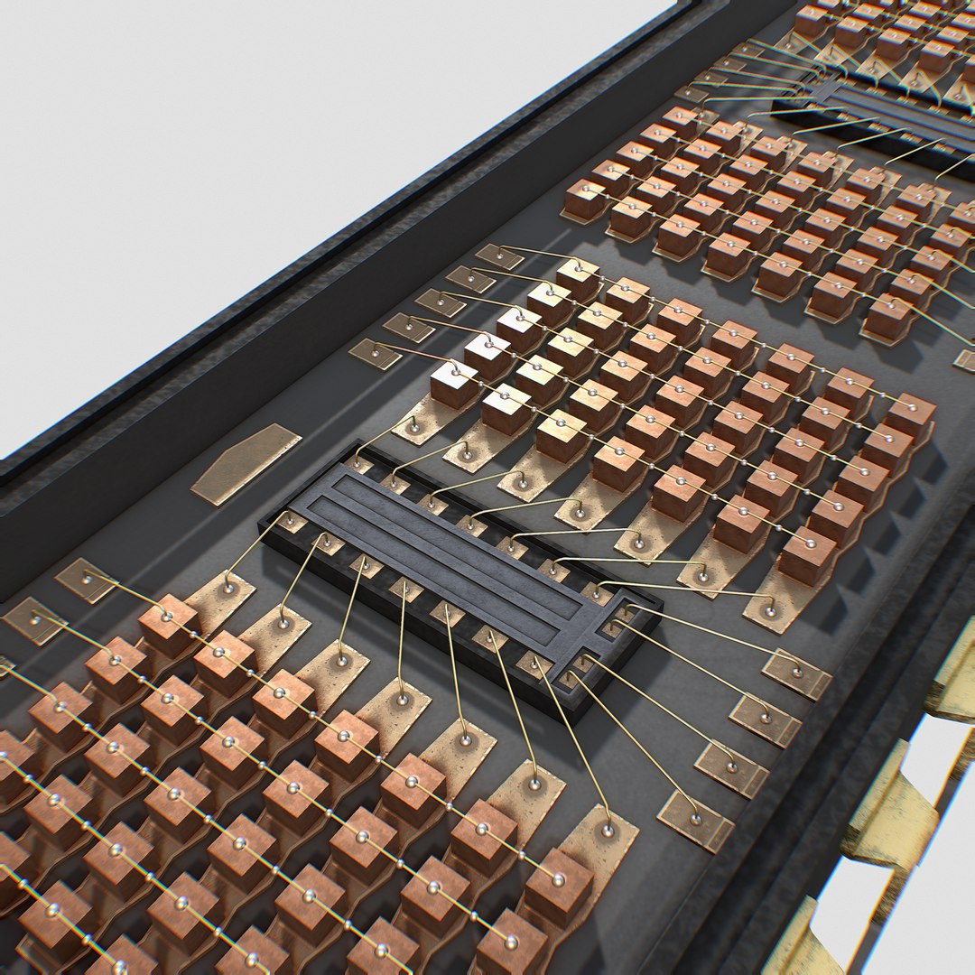 Microchip 3D Model - TurboSquid 1790260