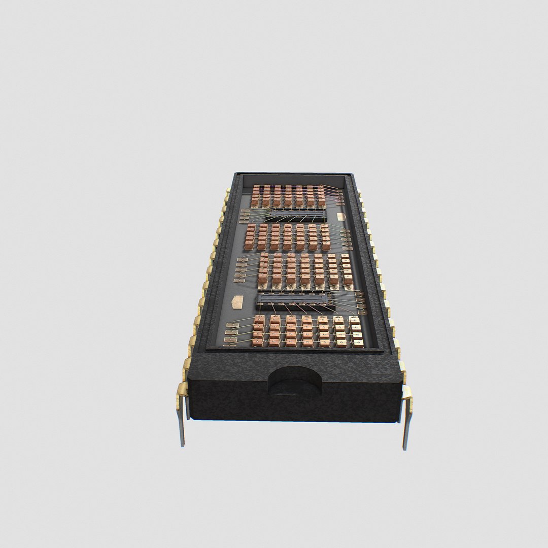 Microchip 3D Model - TurboSquid 1790260