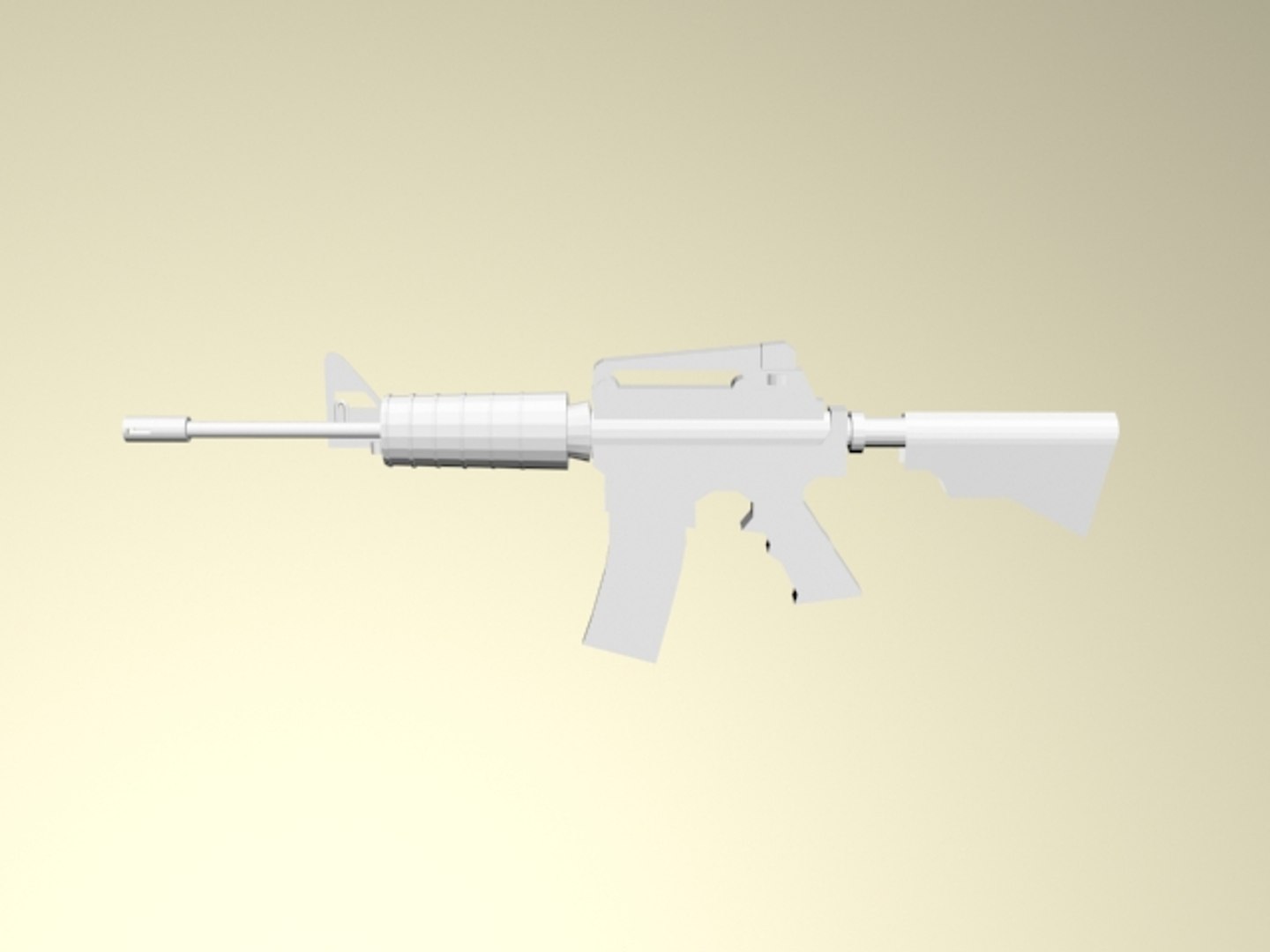 m4a1 3d model