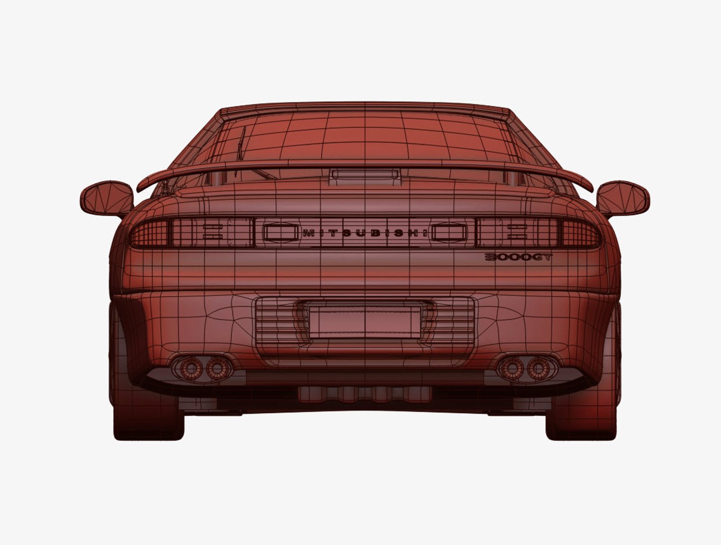 1990 Mitsubishi 3000gt 3d 3ds