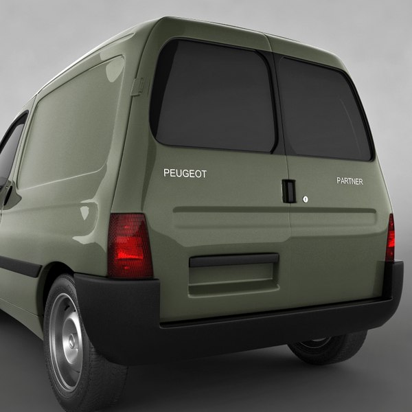 peugeot partner 3d model