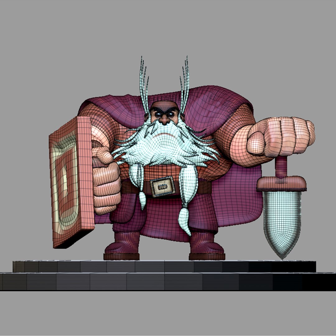 3D Legendary Fighter - TurboSquid 1694016