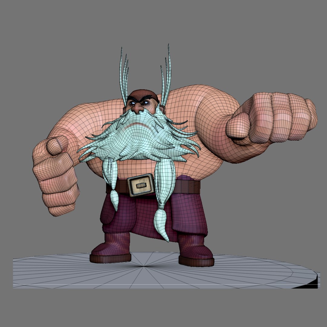 3D Legendary Fighter - TurboSquid 1694016