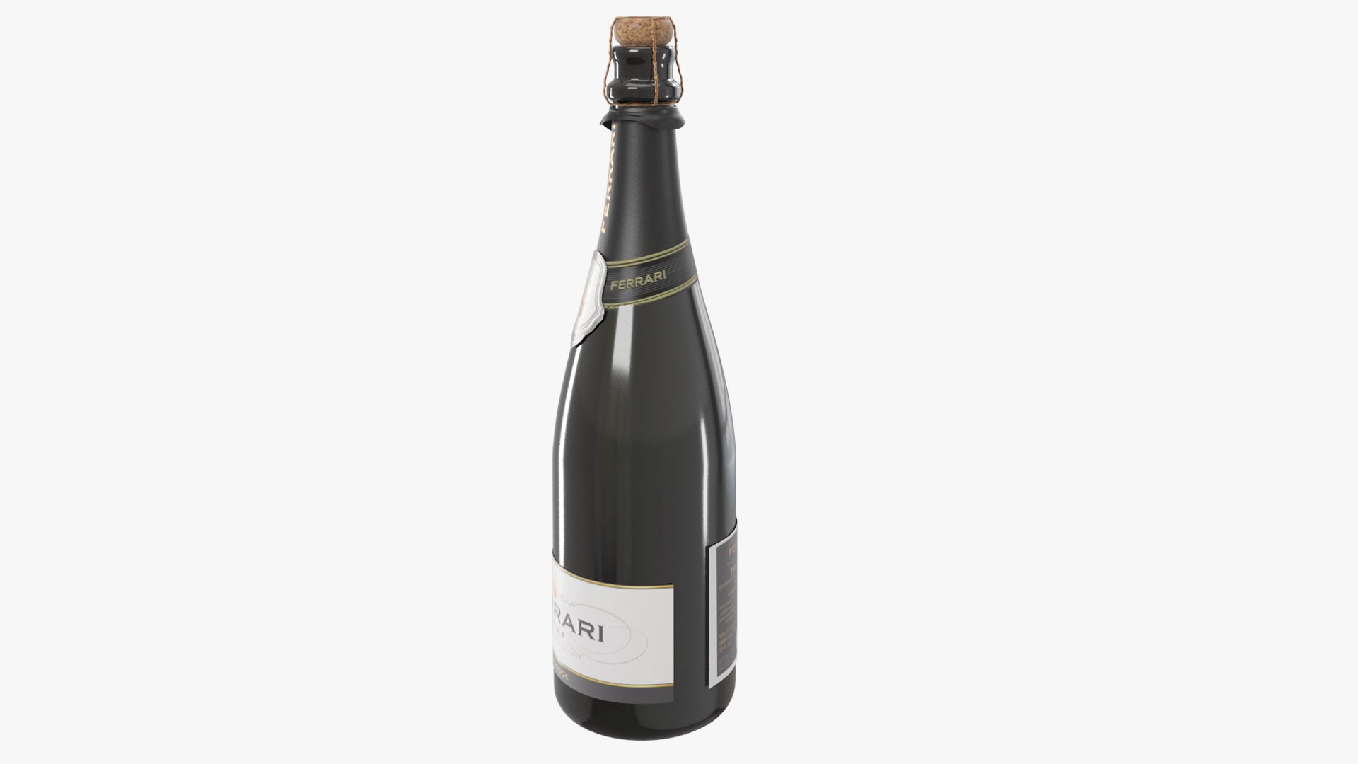 Champagne Bottle 3D Model - TurboSquid 1684039
