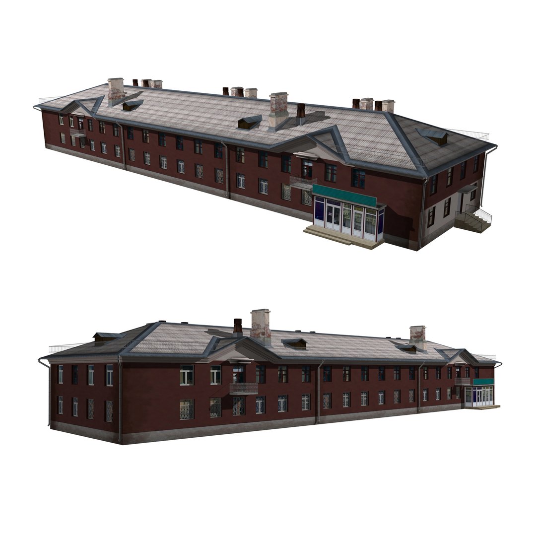 3D shop building - TurboSquid 1433733