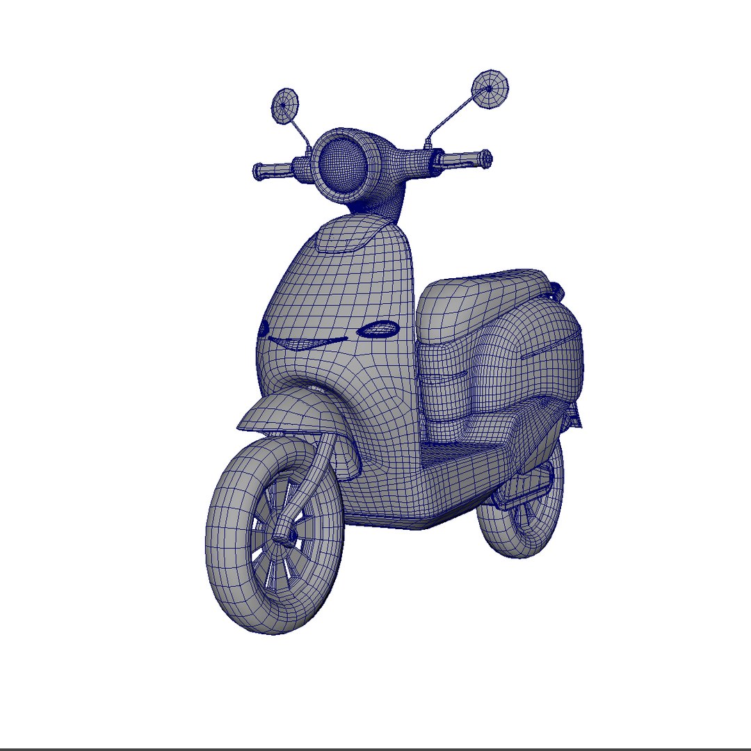 3D Scooter Model - TurboSquid 1919210