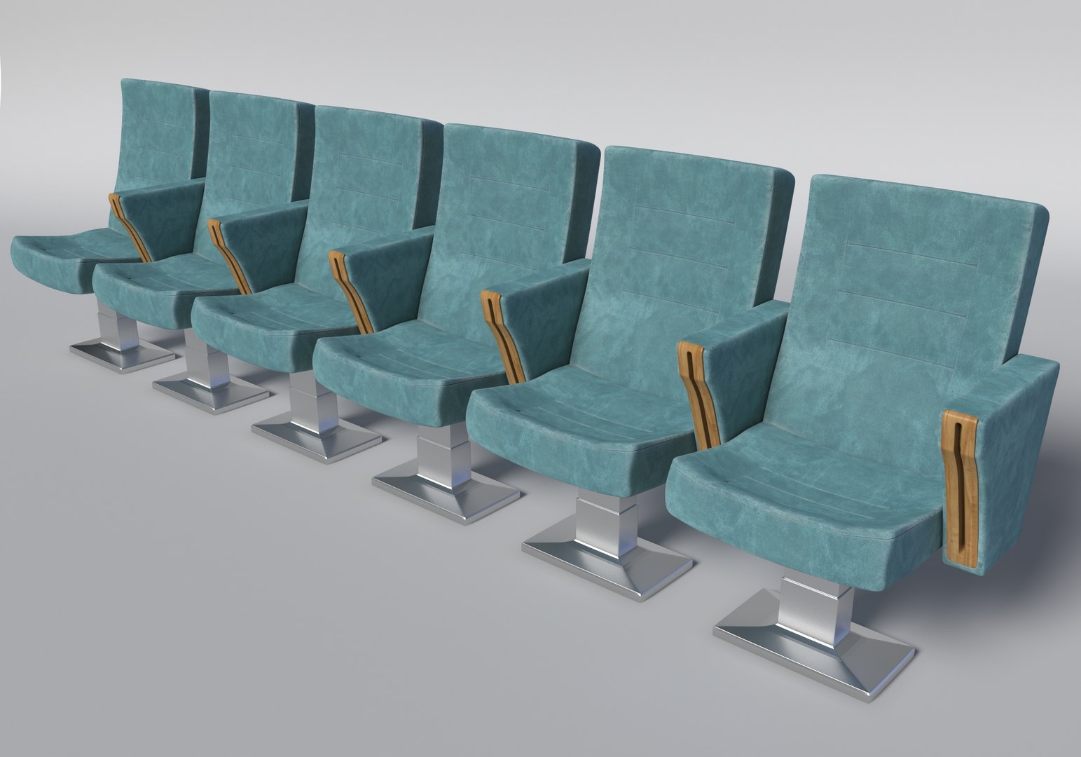 3d Model Auditorium Chair